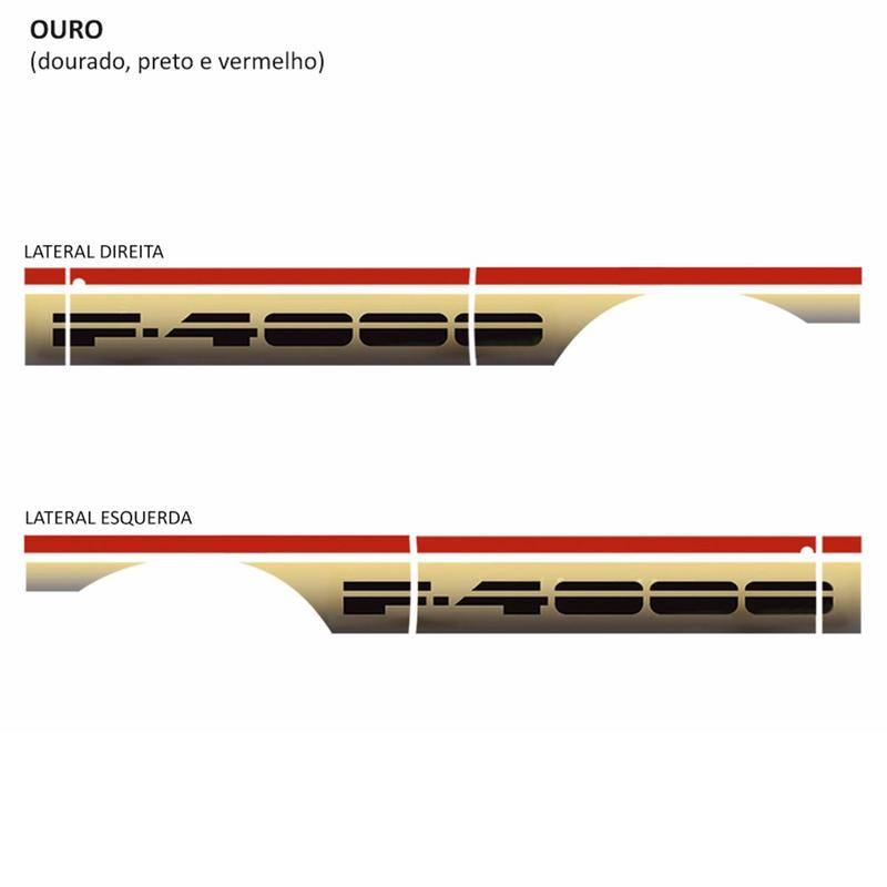 Faixa porta caminhão ford f4000 1993 cab. simples - DECALLINE ...