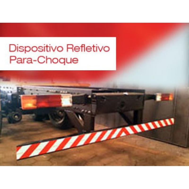 Faixa Refletiva 3M para Parachoque de Caminhões - Segurança para Ônibus ...