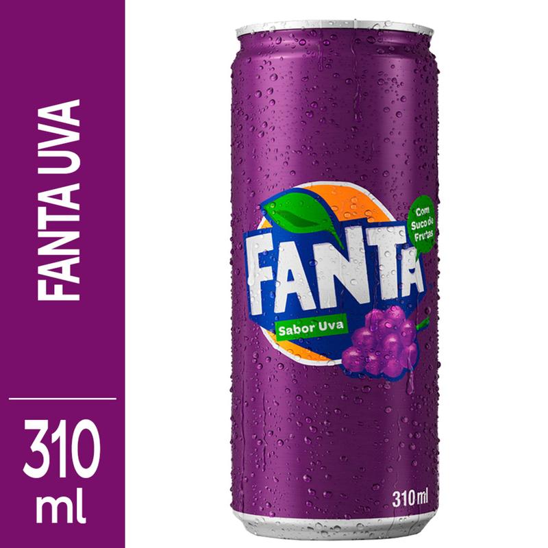 Fanta uva lata 310 - Refrigerante - Magazine Luiza