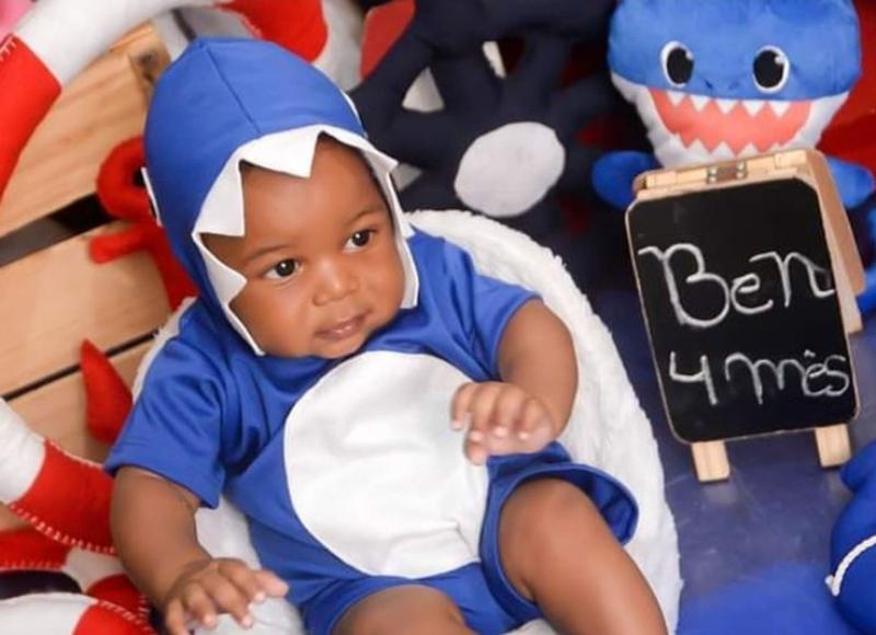 Fantasia Baby Shark Azuk - Manas Kids - Fantasia - Magazine Luiza