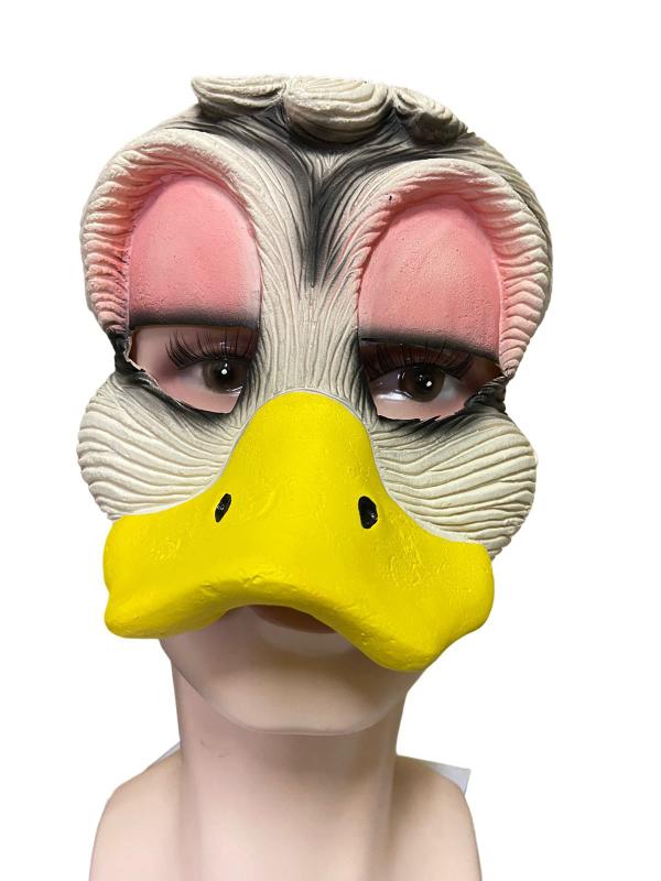 Fantasia Máscara Pato metade do rosto Elástico de Látex - Lynx ...