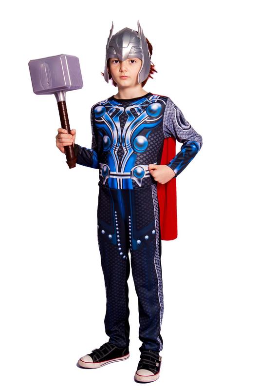 Fantasias Thor Com Enchimento, Mascara E Martelo Infantil - Fantasia Brás - Fantasias para ...