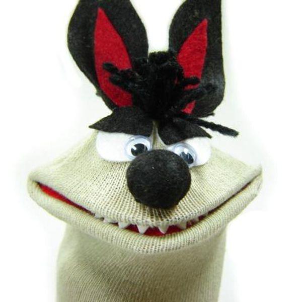 Fantoche - (Individual) Lobo - 100% Artesanal - Fantoches - Magazine Luiza