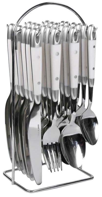 Faqueiro 24 peças branco com suporte - WOW - Faqueiros - Magazine Luiza