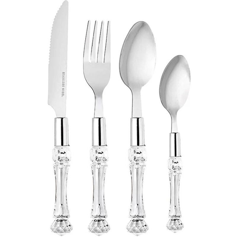 Faqueiro 24 Peças Cristal Hauskraft - Faqueiros - Magazine Luiza