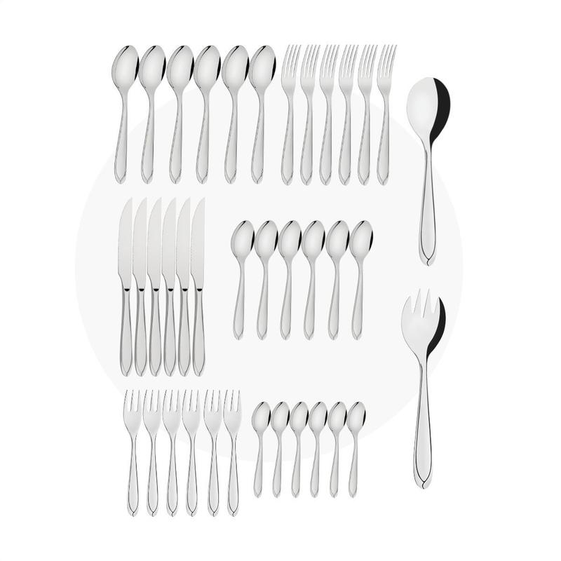 Faqueiro aço inox 38 peças laguna resistente tramontina - Tramontina ...