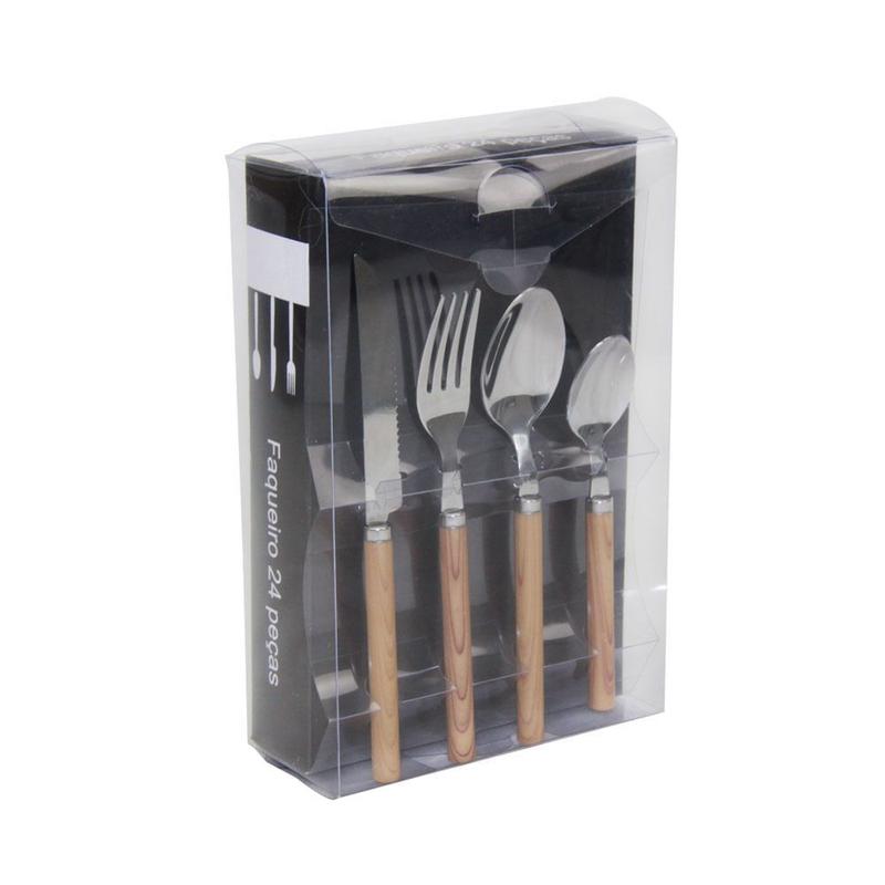 Faqueiro Inox 24pcs Linha Tropical Faq008/64 - Fort Solutions ...