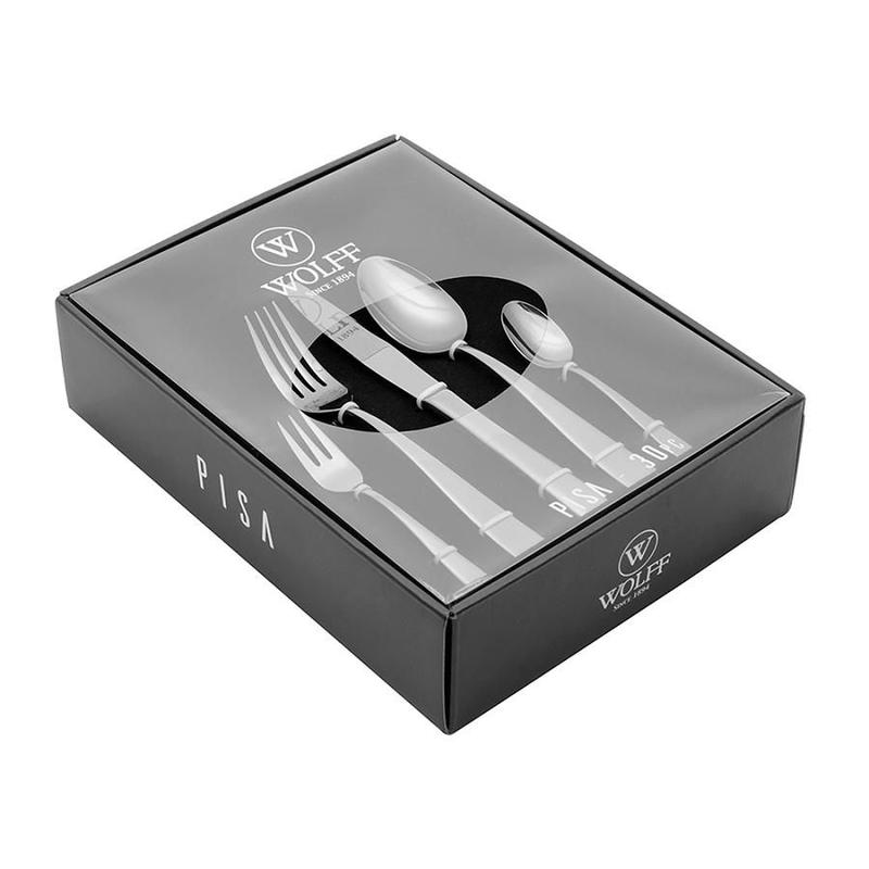 Faqueiro Inox Pisa Wolff 30 Peças - Faqueiros - Magazine Luiza