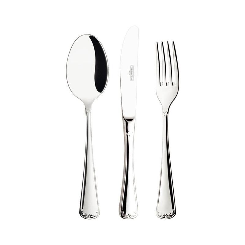 Faqueiro Sevilha Tramontina 24 Peças Aço Inox Facas de Mesa - Faqueiros ...