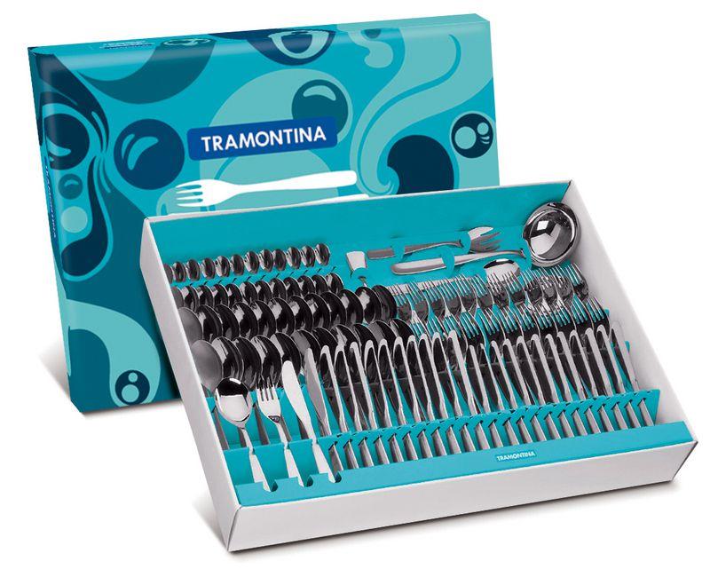 Faqueiro Tramontina Cosmos 101 Peças. - Faqueiros - Magazine Luiza