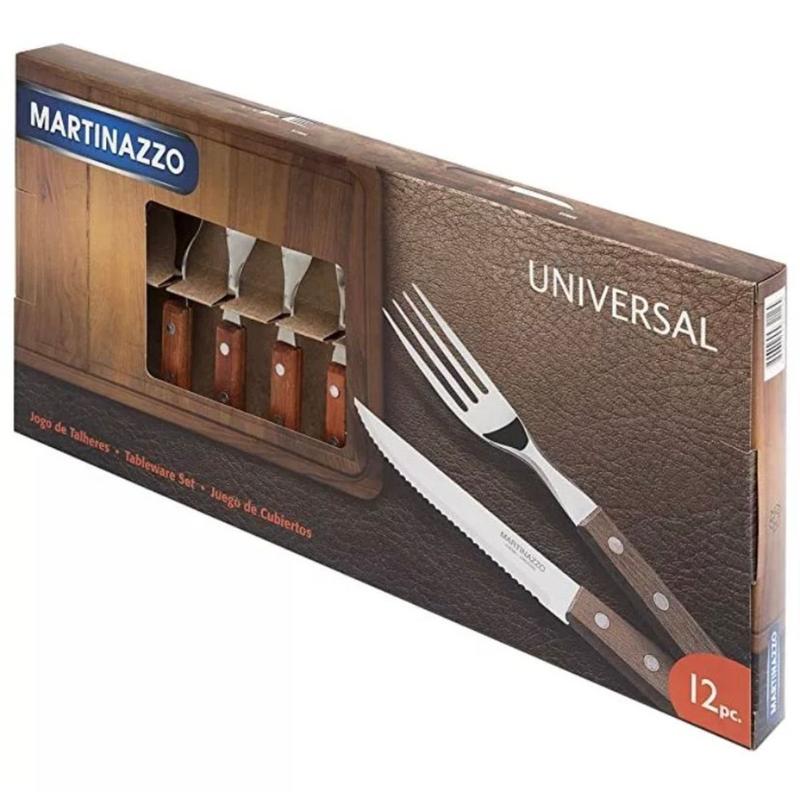 Faqueiro Universal Martinazzo 12 Peças - Faqueiros - Magazine Luiza