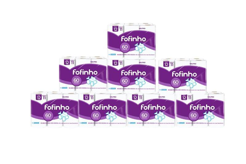 Fardo Papel Higiênico Fofinho Simples Neutro - c/96Rolos - Papel ...