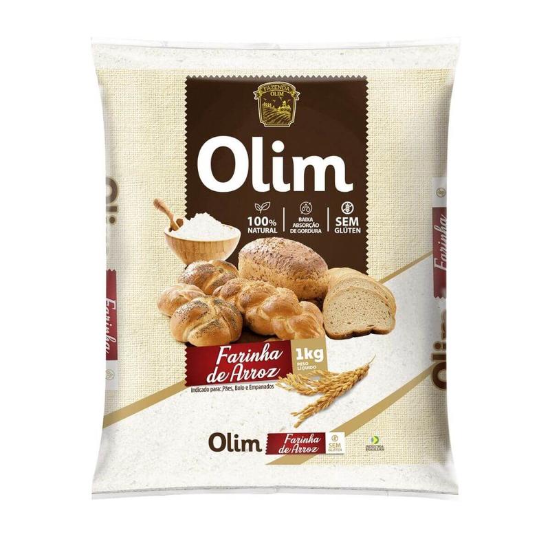 Farinha de Arroz - 1KG - Olim - OLIM AGRO - Farinha - Magazine Luiza