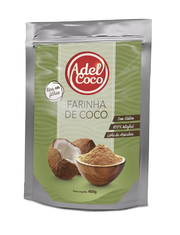 Farinha de Coco Adel Coco 400 g - Farinha - Magazine Luiza