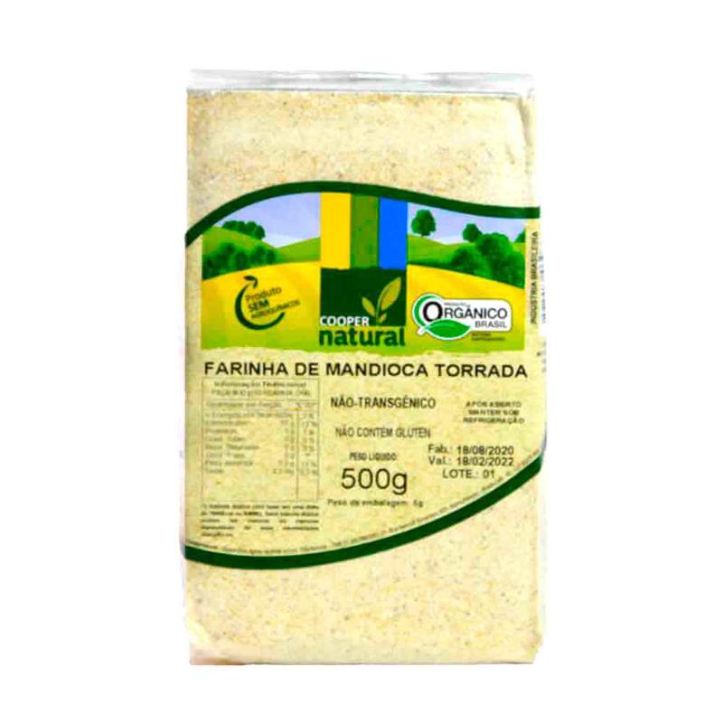 Farinha de Mandioca Torrada Orgânica Coopernatural 500g - Farinha ...