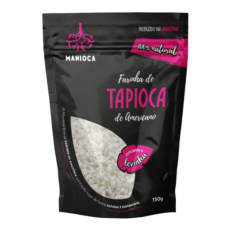 Farinha De Tapioca Flocada 150g. 100% Natural Sem Glúten - Manioca ...