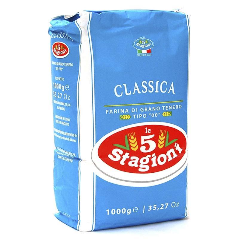 FARINHA ITALIANA TIPO 00 LE 5 STAGIONI ClASSICA 1KG - Farinha ...