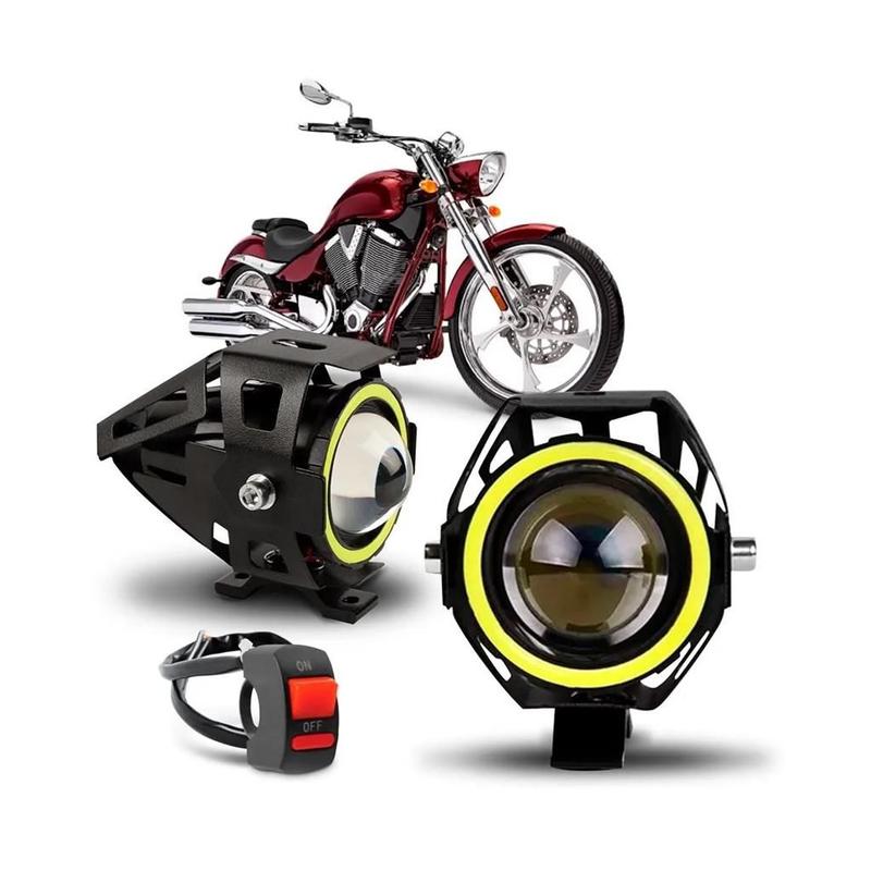 Farol Led De Milha Olhos De Anjo U7 - DACAR - Farol de Milha - Magazine ...