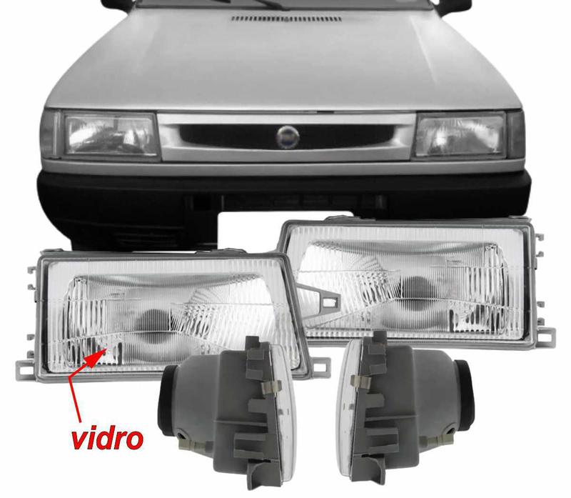 Farol Uno Fiorino / Mille / Fire / EX / SX / IE / SMART 91 92 93 94 95 96 97 98 99 2000 2001 ...