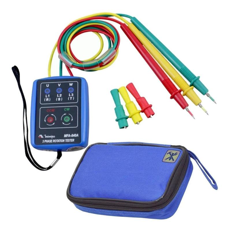 Fasimetro Indicador De Sequencia De Fase Trifasico MFA-840A - MINIPA ...