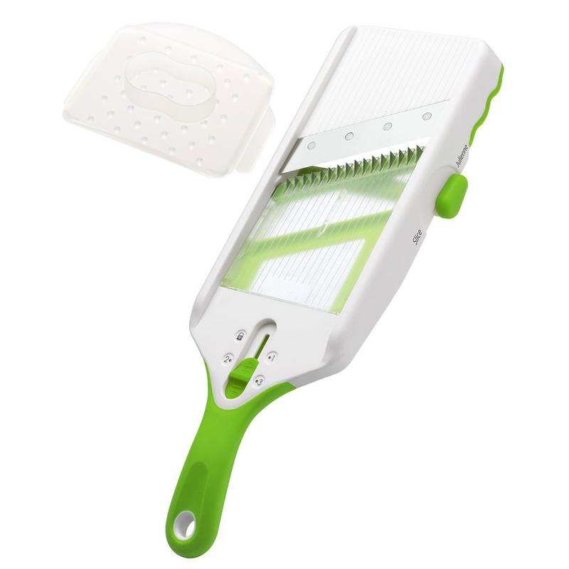 Fatiador Ajustável Julienne Branco Verde Progressive - Fatiadores ...