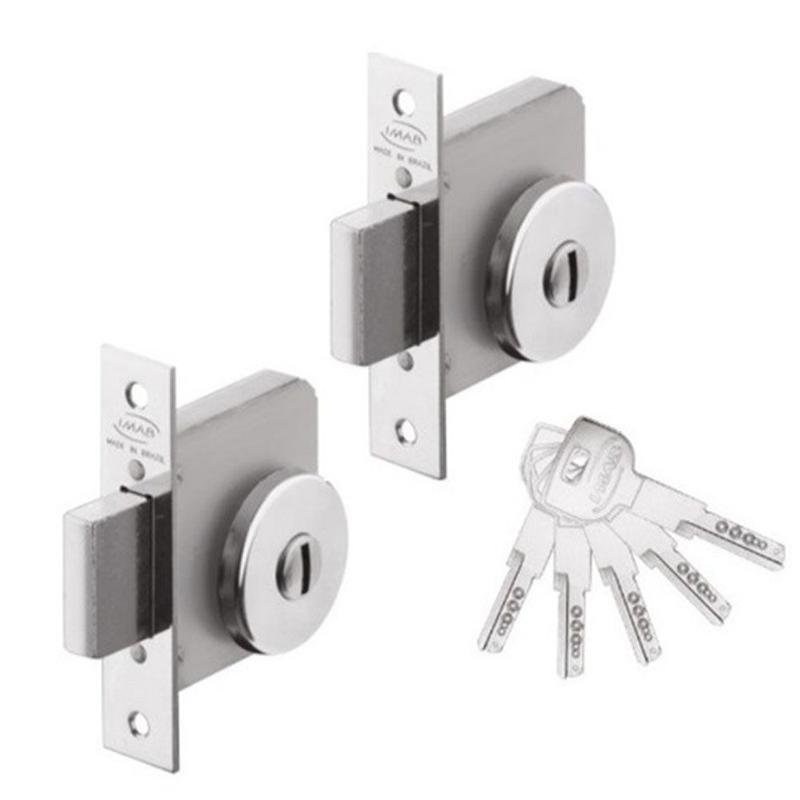 Fechadura Auxiliar Chave Multiponto Imab 2200e Par Escovada - Fechadura ...