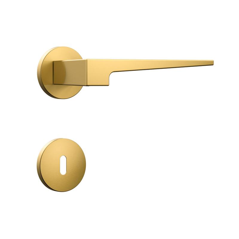Fechadura De Porta Interna Classic 3200 Redonda Gold Stam - Fechadura ...