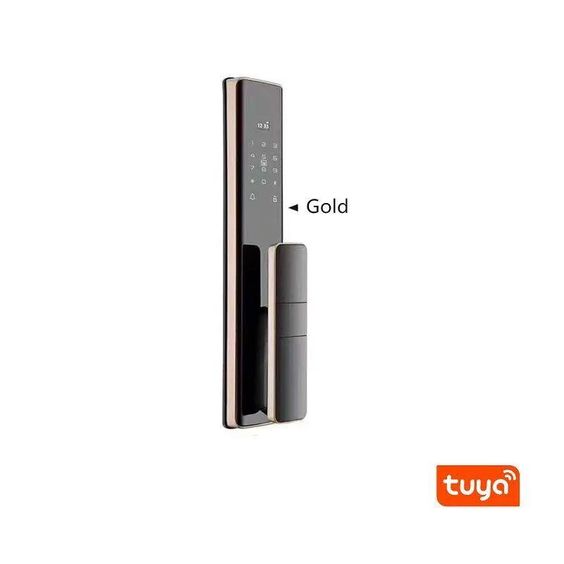 Fechadura Digital S912 Wifi Tuya Cartão Chave Gold - Fechadura Digital e Acessórios - Magazine Luiza