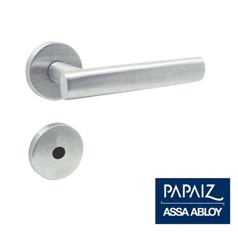 Fechadura Inox Papaiz Banheiro 55mm Mi910 Cromo Acetinado - Fechadura e ...