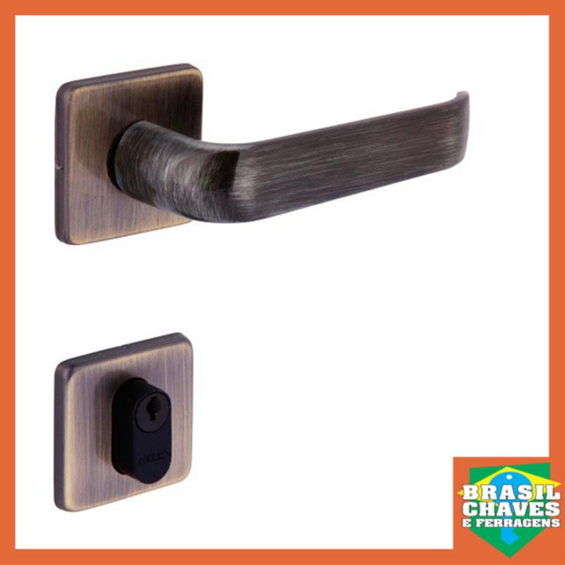 Fechadura para porta de Entrada Externa VICTORIA Roseta 108049 Antique ...