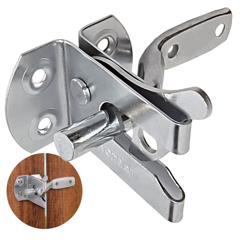 Fecho com Trinco Automático para Portões Bate e Fecha Vonder - Fecho ...