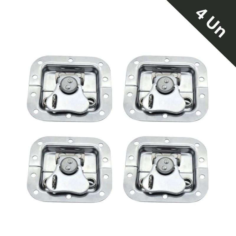 Fecho de Metal Pequeno Borboleta c/ Porta Cadeado - Kit 4 Un - Lumitron ...