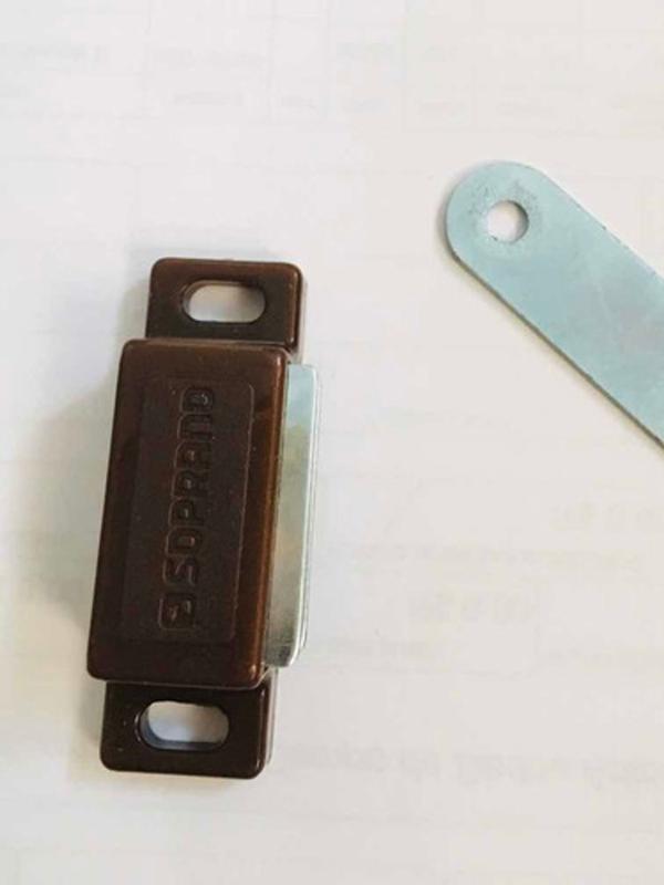 Fecho Magnético Porta Guarda Roupa E Armário Marrom 20 Peças ...