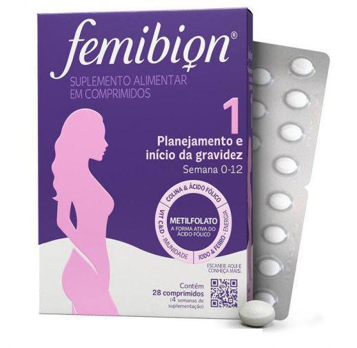 Femibion 1 28 Comprimidos - Medicamentos - Magazine Luiza