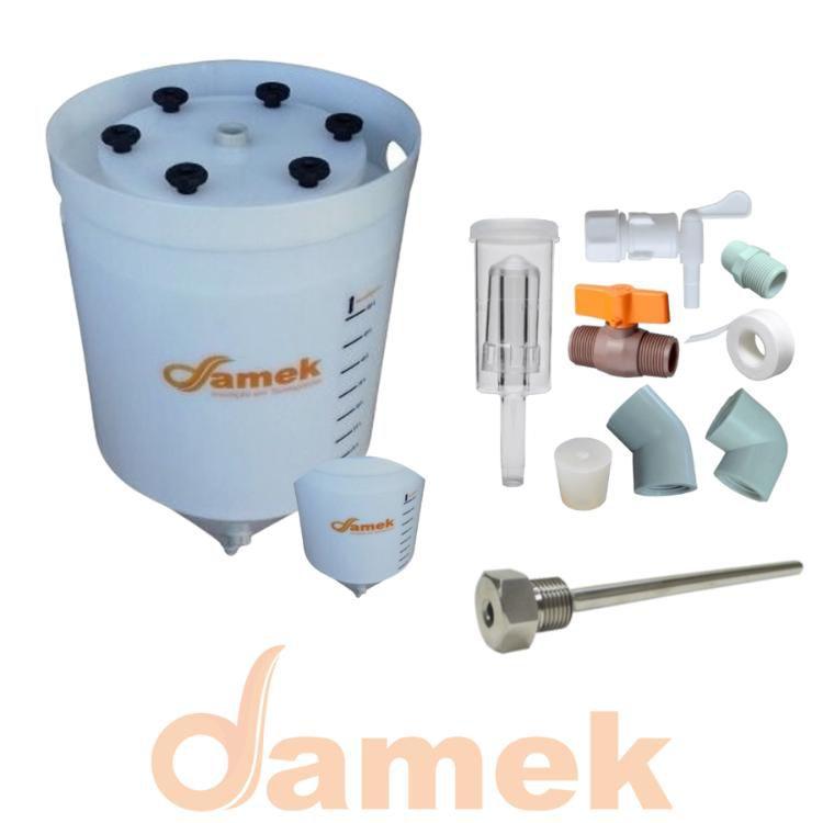 - Fermentador Cônico S/ Base - Completo - Damek - Câmara de Fermentação ...