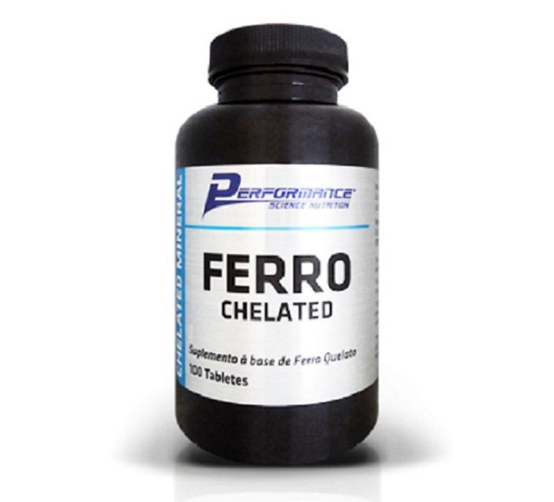 Ferro Mineral Quelato 14 Mg Performance Nutrition 100 Tab - Vitaminas A ...