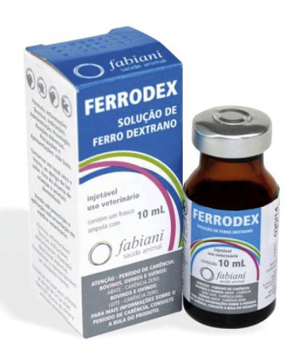 Ferrodex Injetável - Fabiani - Vitaminas e Suplementos para Pet ...