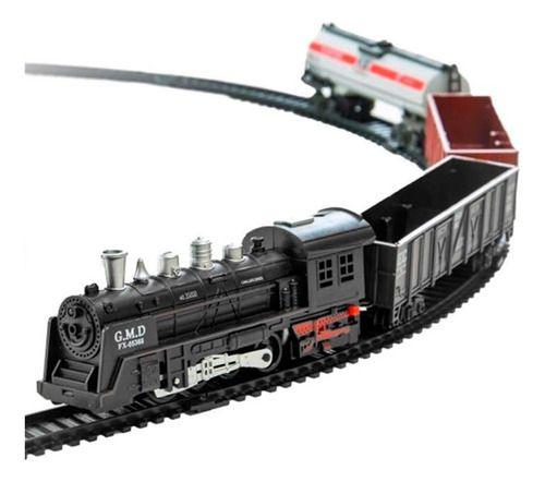 Ferrorama Rail Train Trem Eletrico Luz E Som Locomotiva - Dmtoys ...