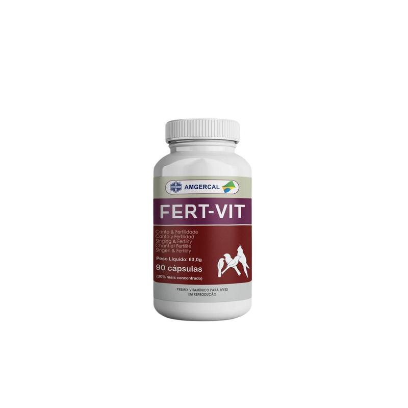 Fert-Vit 90 Cápsulas Amgercal - Selênio - Magazine Luiza