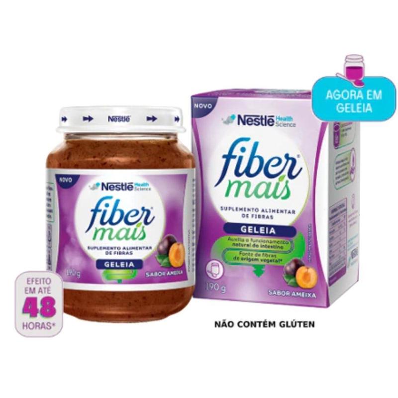 Fiber mais mix geleia ameixa 190g - nestlé - Complemento Alimentar ...