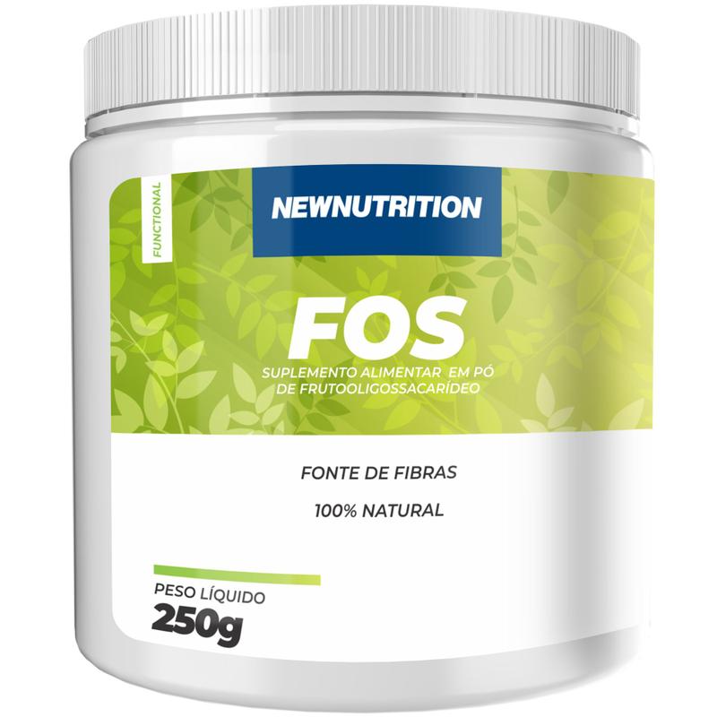 Fibra Alimentar FOS - Frutooligossacarideos 250g NewNutrition - Auxilia ...