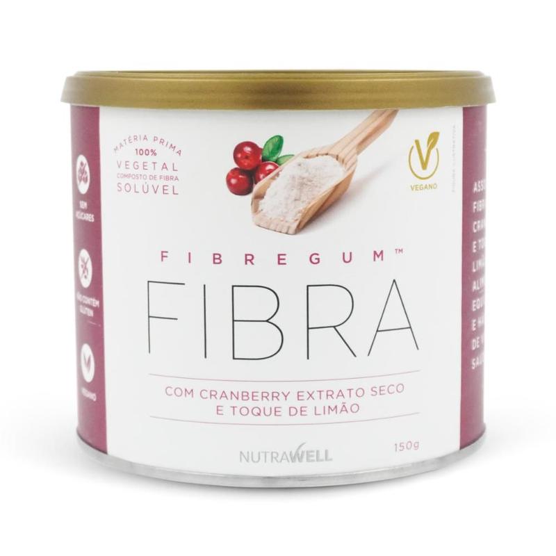 Fibra com Cranberry Extrato Seco Fibregum 150g Nutrawell - Fibras ...