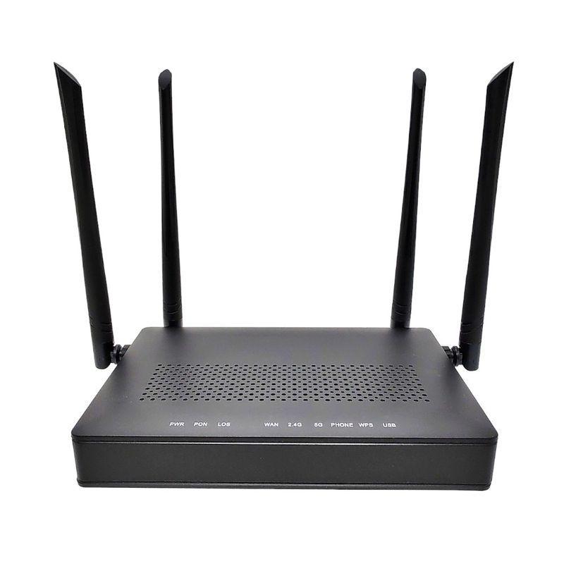 Fibra Onu Gpon Epon Hibrida Wifi 5 Ac 4Ge 1Pots Usb Hg3221D 5D ...
