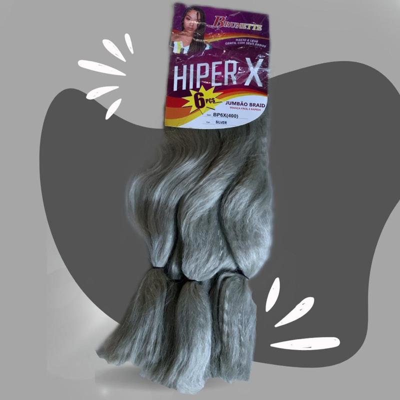 Fibra Organica Jumbo 400G 65CM Para Box Braid - Hiper X, Super X - Mega ...