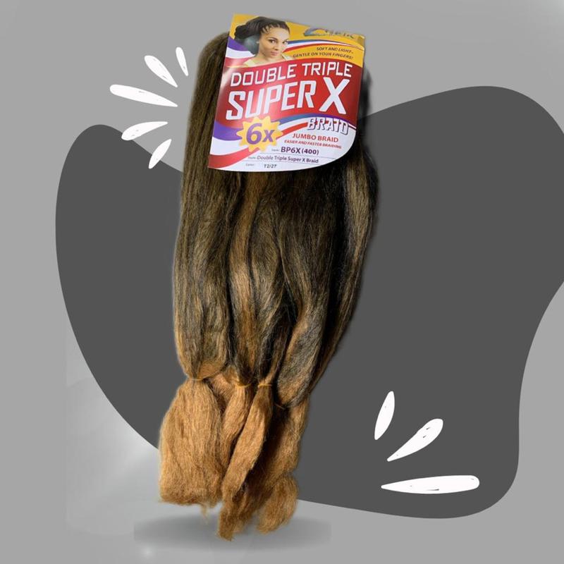 Fibra Organica Jumbo 400G 65CM Para Box Braid - Hiper X, Super X - Mega ...