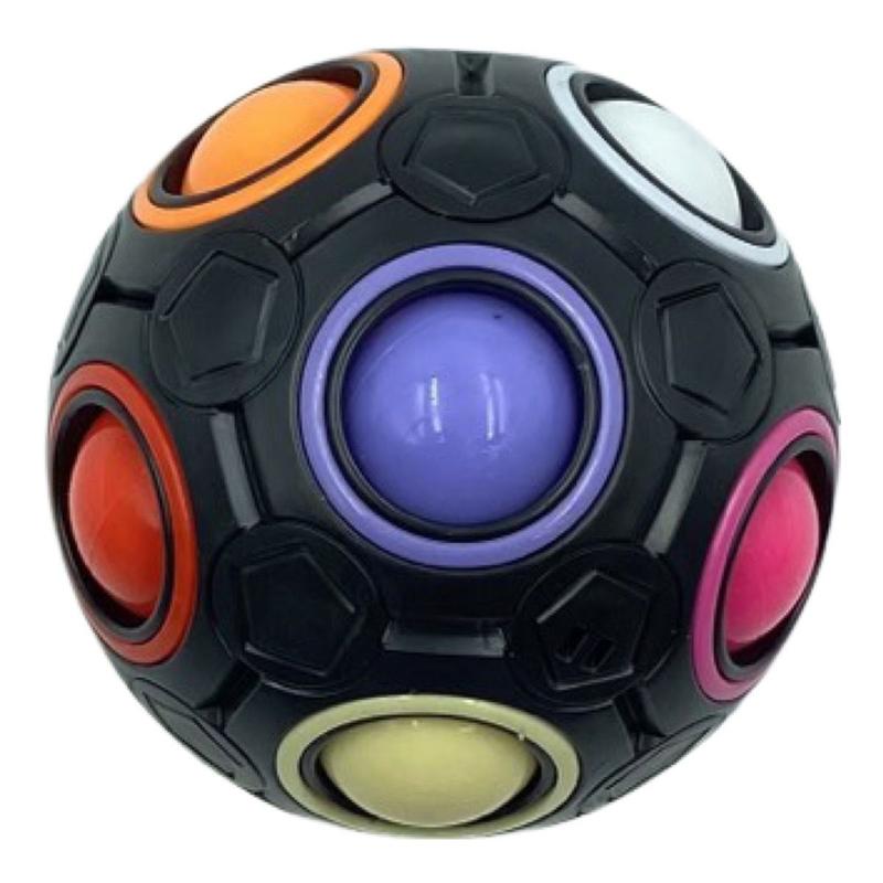 Fidget Toy Bolinha Anti Stress Cubo Mágico Bola Preto - Fidget Cube ...