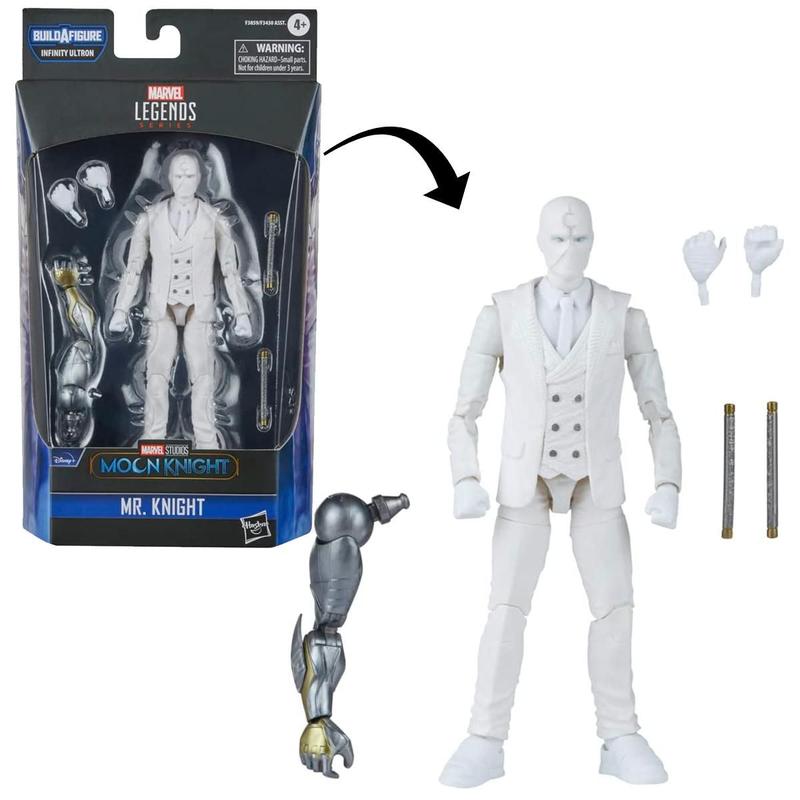 Figura Cavaleiro da Lua Marc Spector Boneco Sr Moon Baf Infinity Ultron ...