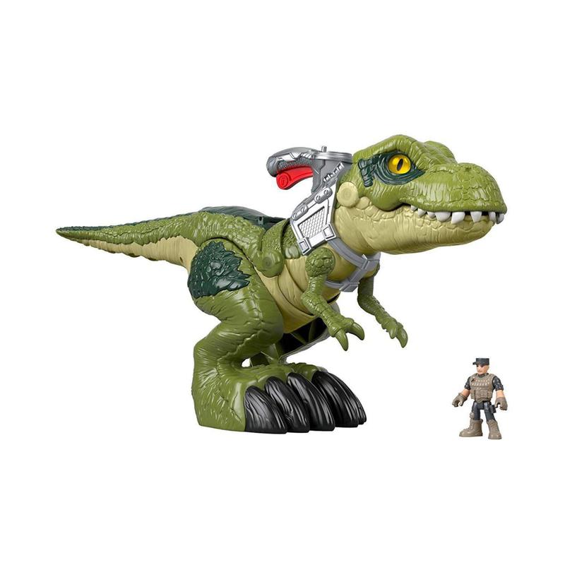 Figura Jurassic World - T-Rex Mega Mordida - Imaginext - Fisher-Price ...