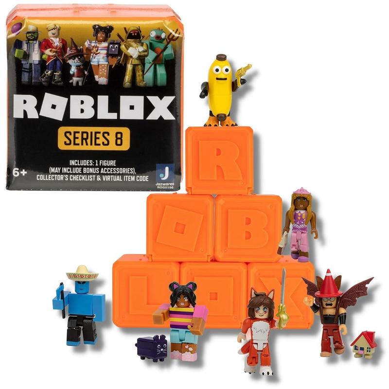 Figura Roblox Series 8 Surpresa e Acessórios Código Virtual - Jazwares ...