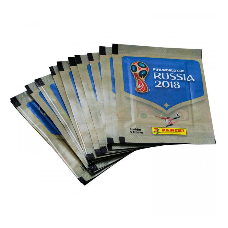 Figurinha Fifa World Cup Rússia 2018 com 10 Envelopes de 5 Unidades ...